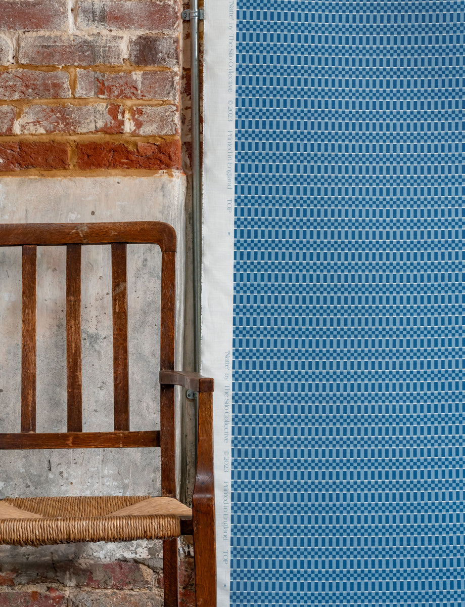 Natte Fabric, Blue – Silo Studio